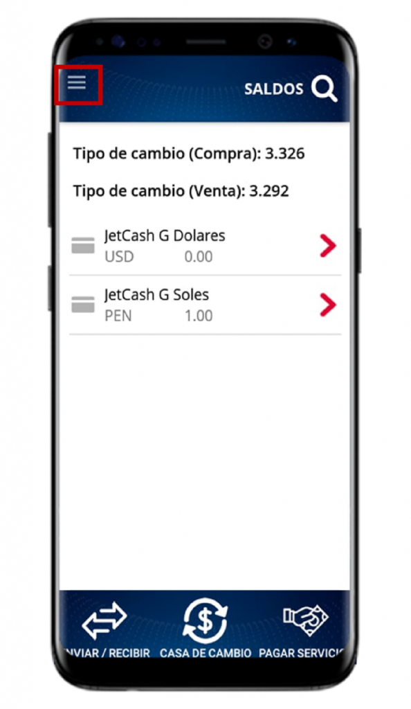 Recarga líneas celulares – Jet Cash – Billetera digital